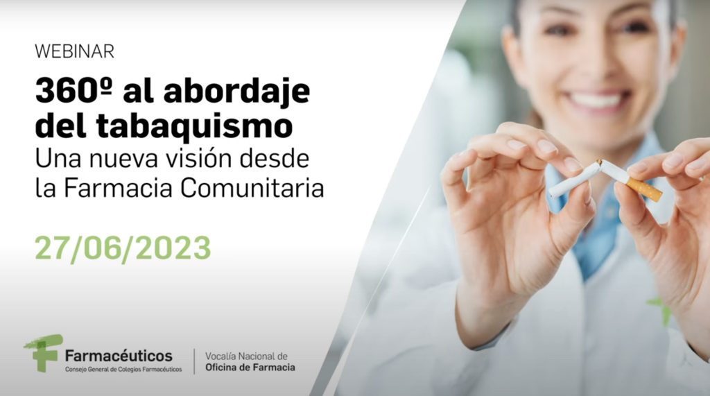 Disponible para visualizar el webinar “360º al abordaje del tabaquismo ...