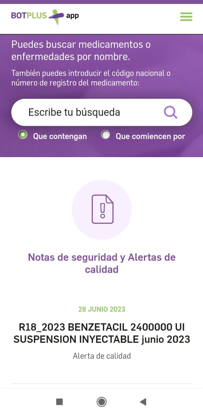 BOT PLUS app. Nuevo diseño y funcionalidades - Farmacéuticos